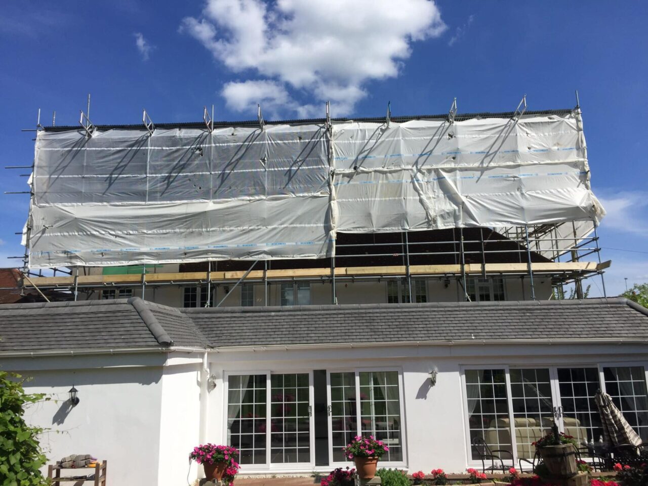 Temporary roofs - Special Access Scaffolding